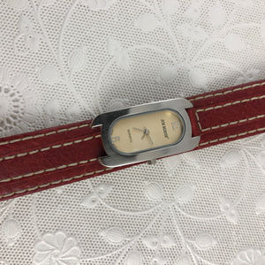 Joe Boxer | Accessories | Vintage Womens Red Leather Band Joe Boxer ...